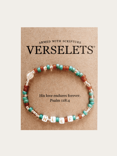 His love endures forever. VERSELET® (multi) – Verselets